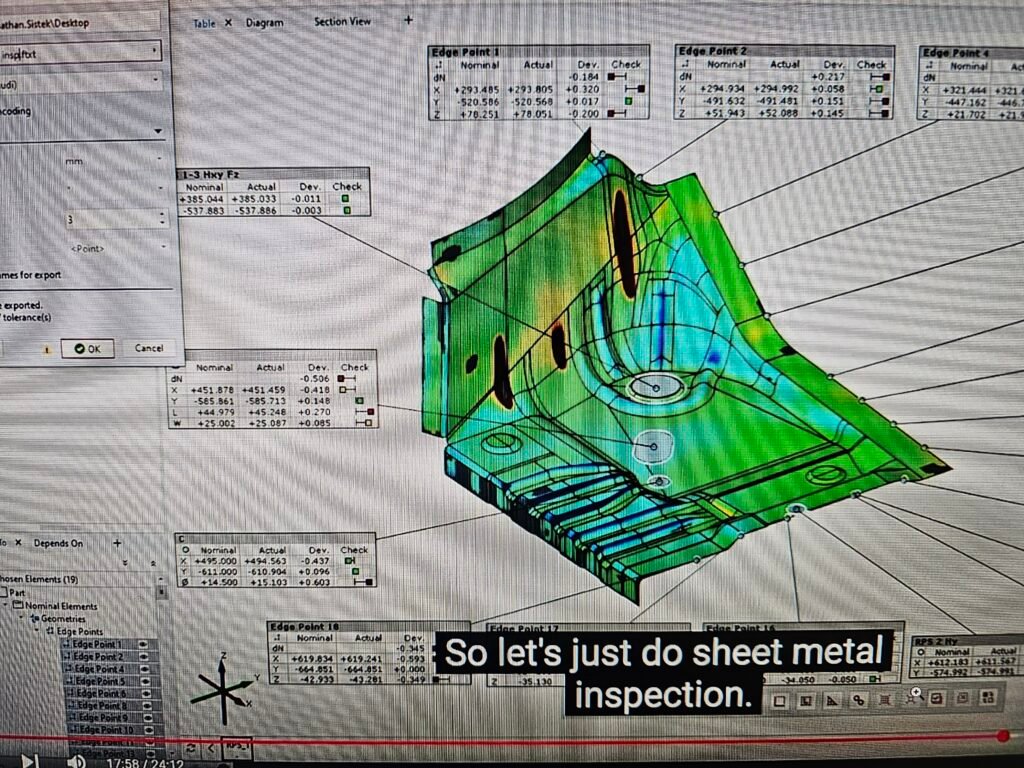 Mechanical inspection and quality assurance service, programming and ...